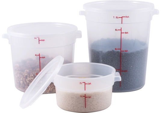 Round Food Storage Containers – Winco