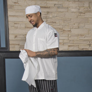 UNF-9WM - Ventilated Chef Shirt, Tapered Fit – Winco