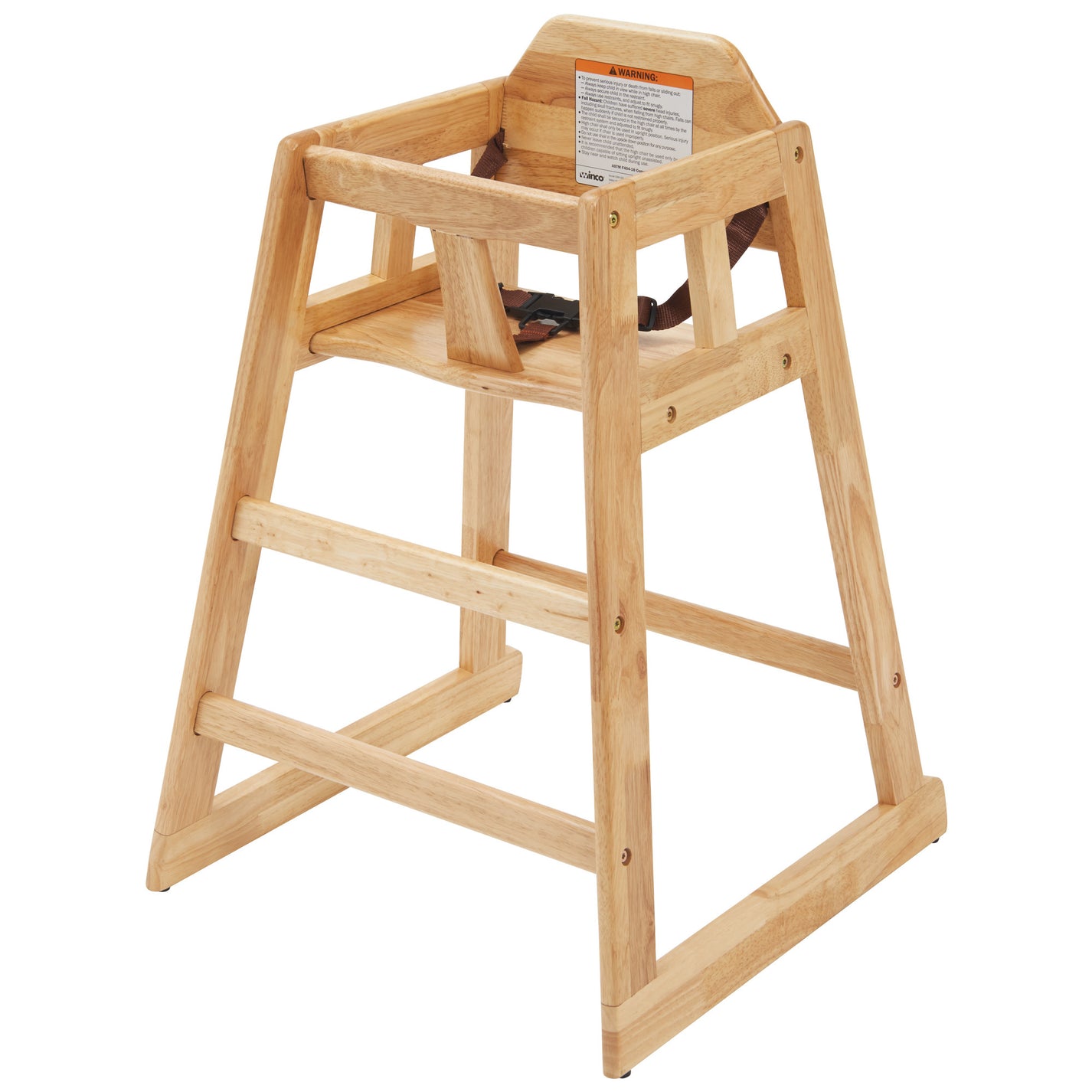 CHH-101 - Wooden High Chair, Knocked Down - Natural – Winco