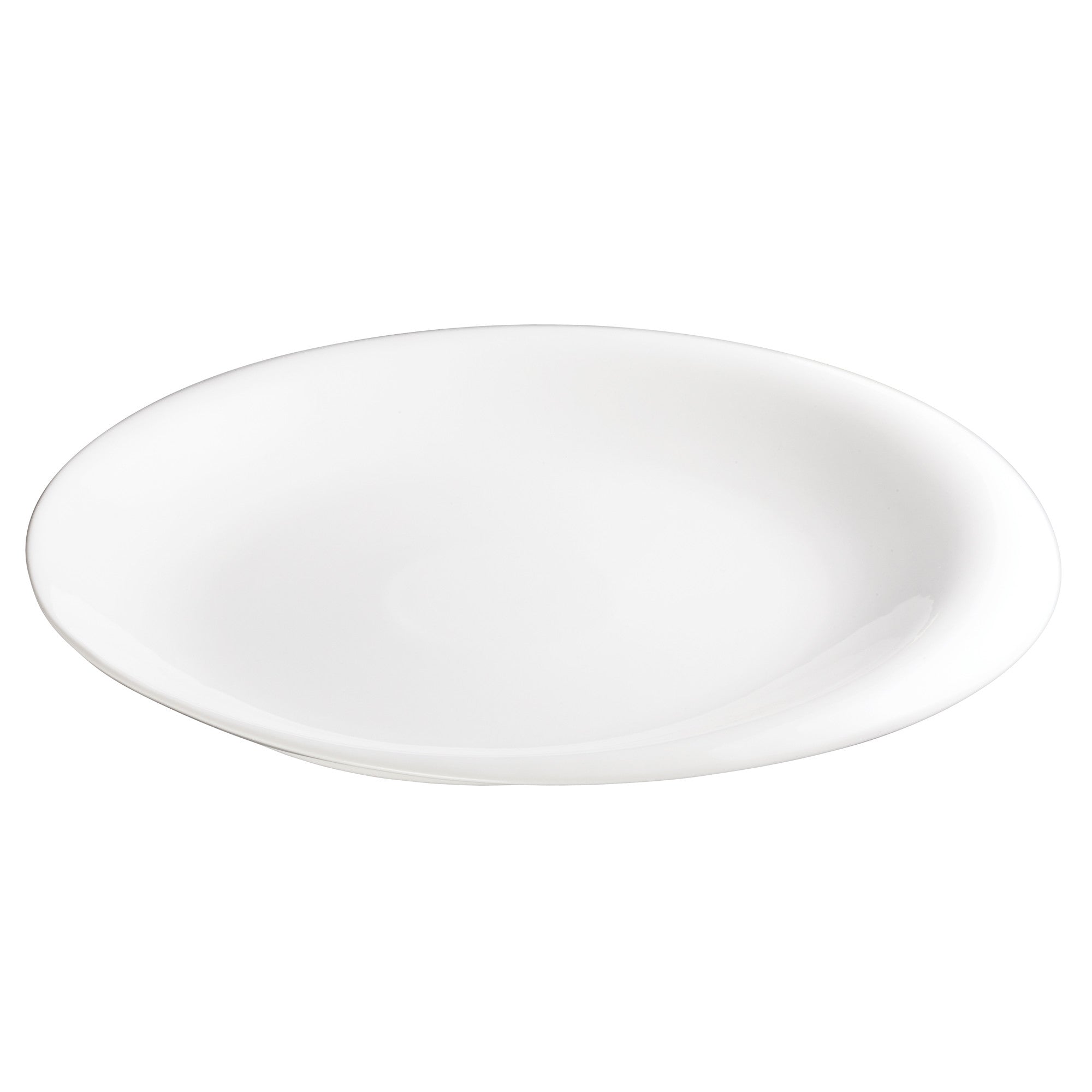 WDP004-204 - 14"Dia. Porcelain Round Plate, Creamy White, 12 pcs/case ...