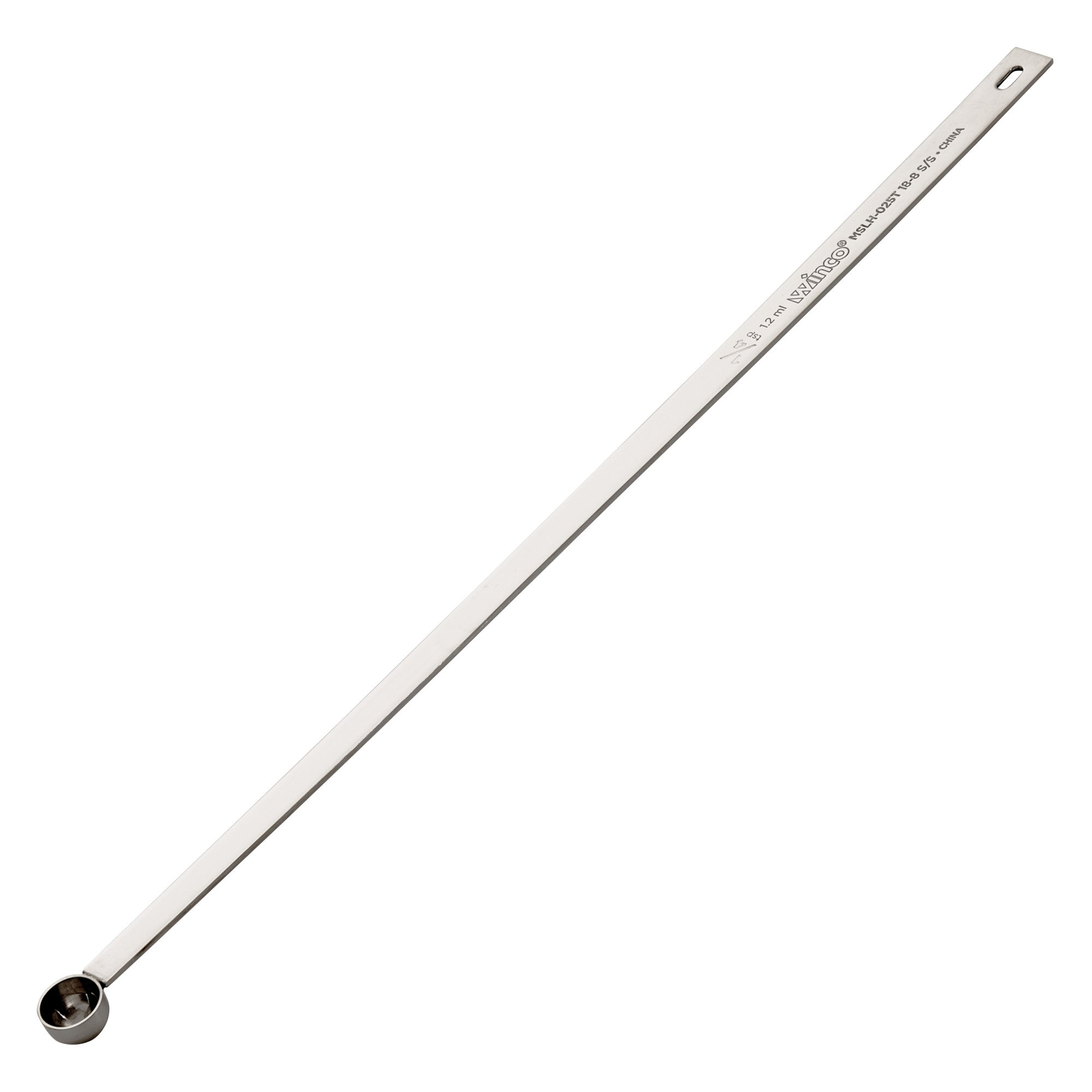 MSLH-025T - 18/8 Stainless Steel Measuring Spoon with Long Handle, 1/4 ...
