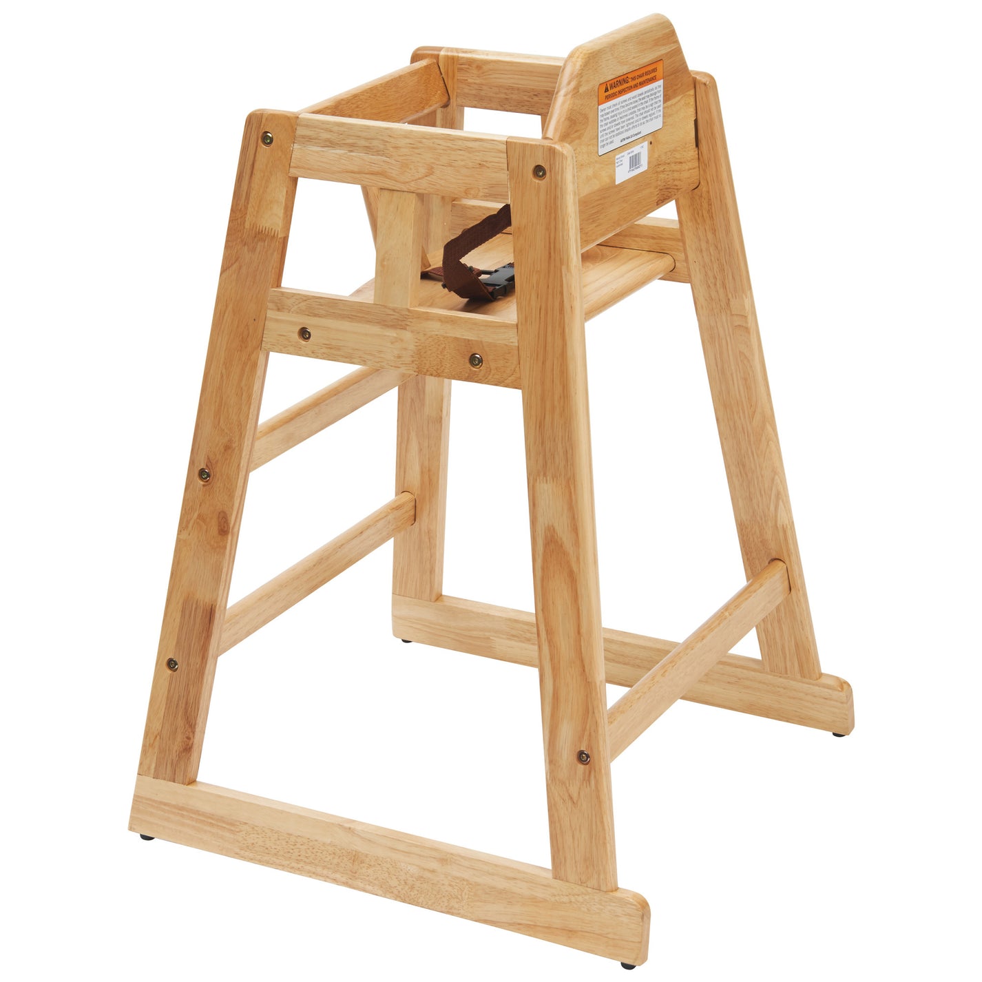 CHH-101A - Wooden High Chair, Assembled - Natural – Winco