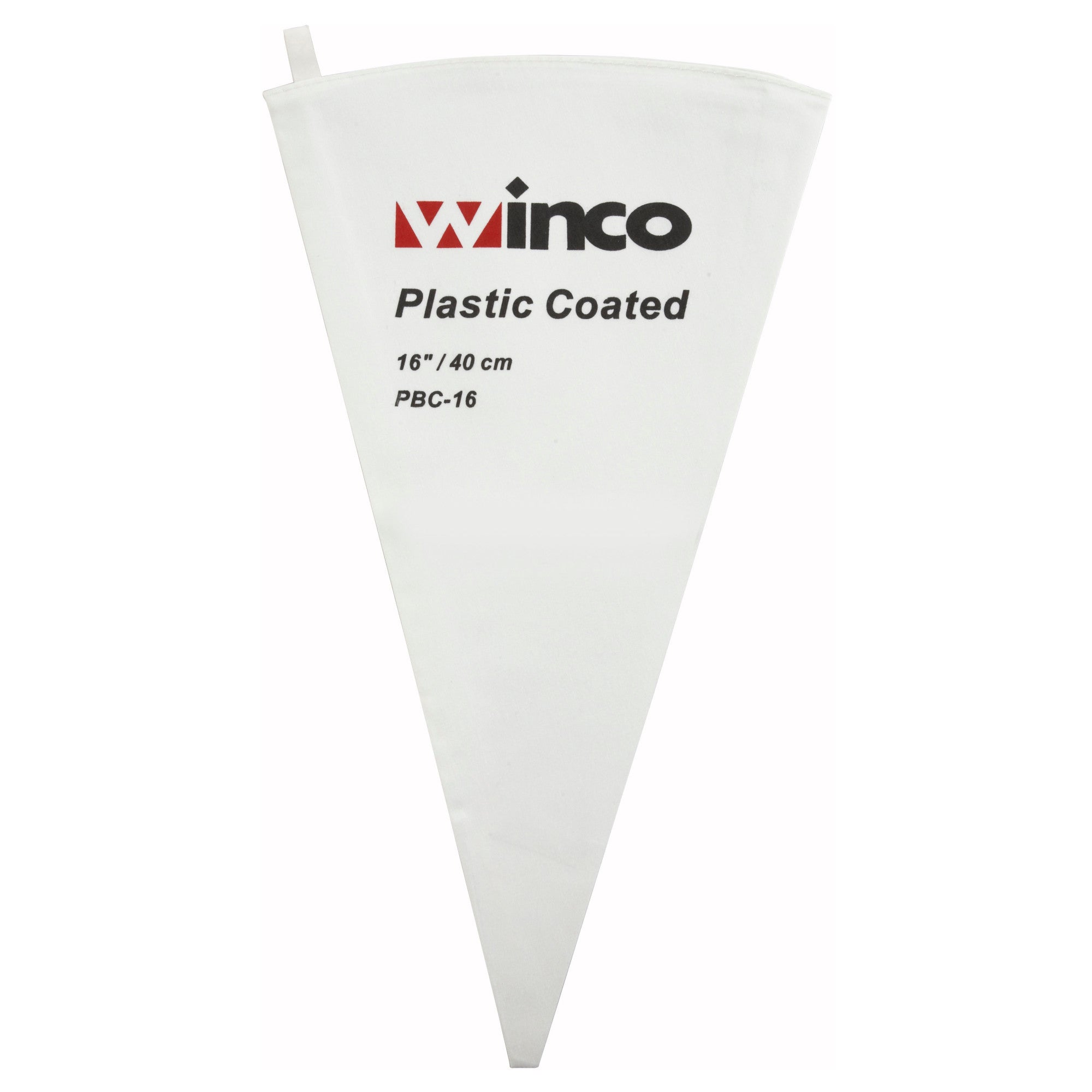 PBC-16 - Pastry Bag, Cotton with Plastic Coating - 16" – Winco