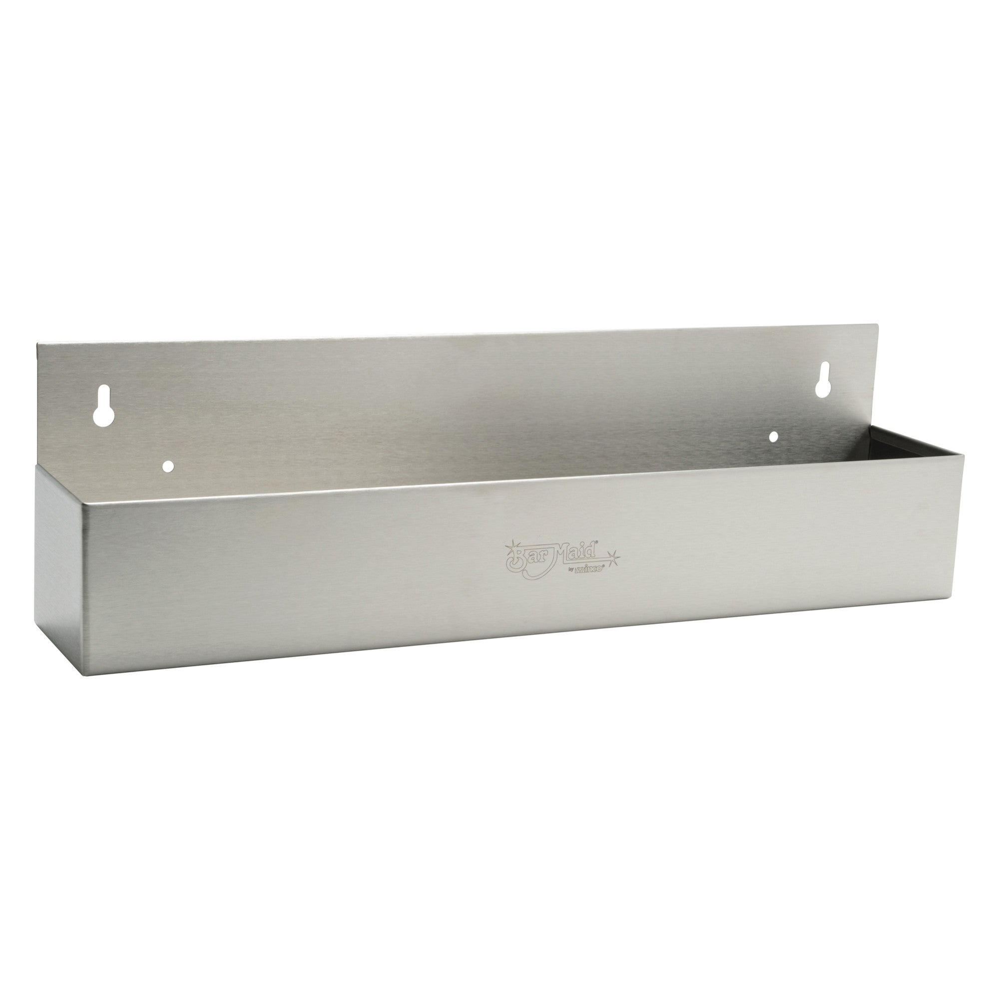 SPR-22S - Bar Maid Single Bar Speed Rail, Stainless Steel - 22" – Winco