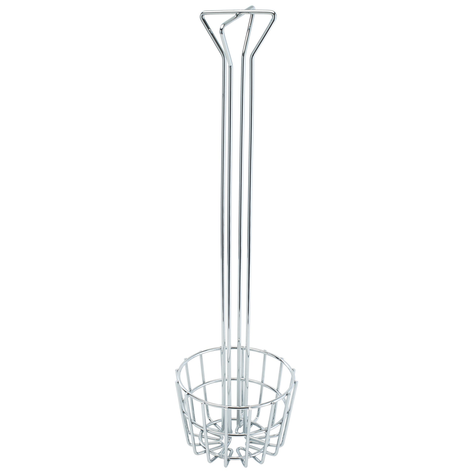 TB-25 - Fry Basket - Tortilla Shell - 6-1/4" Dia with 25" Handle – Winco
