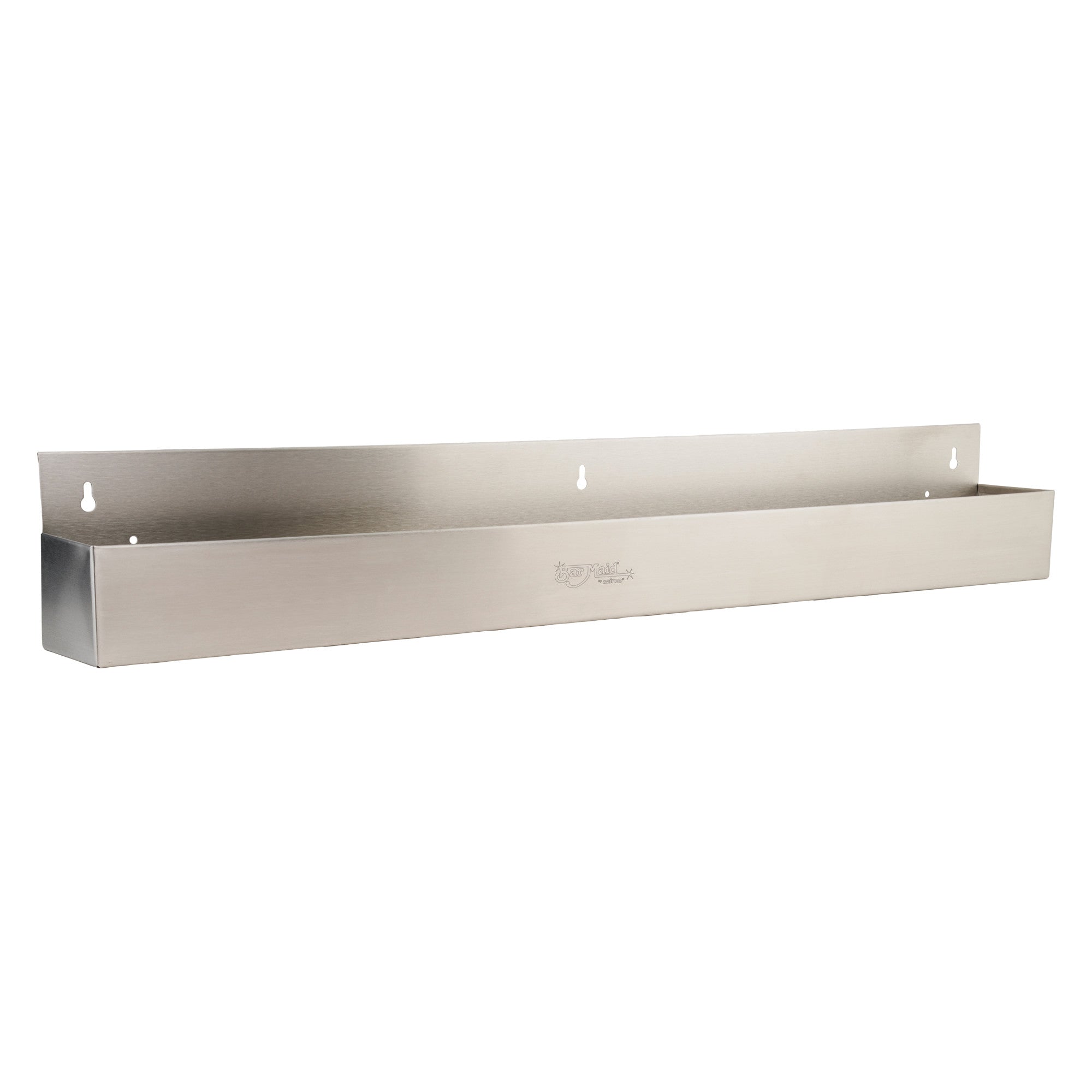 SPR-42S - Bar Maid Single Bar Speed Rail, Stainless Steel - 42" – Winco