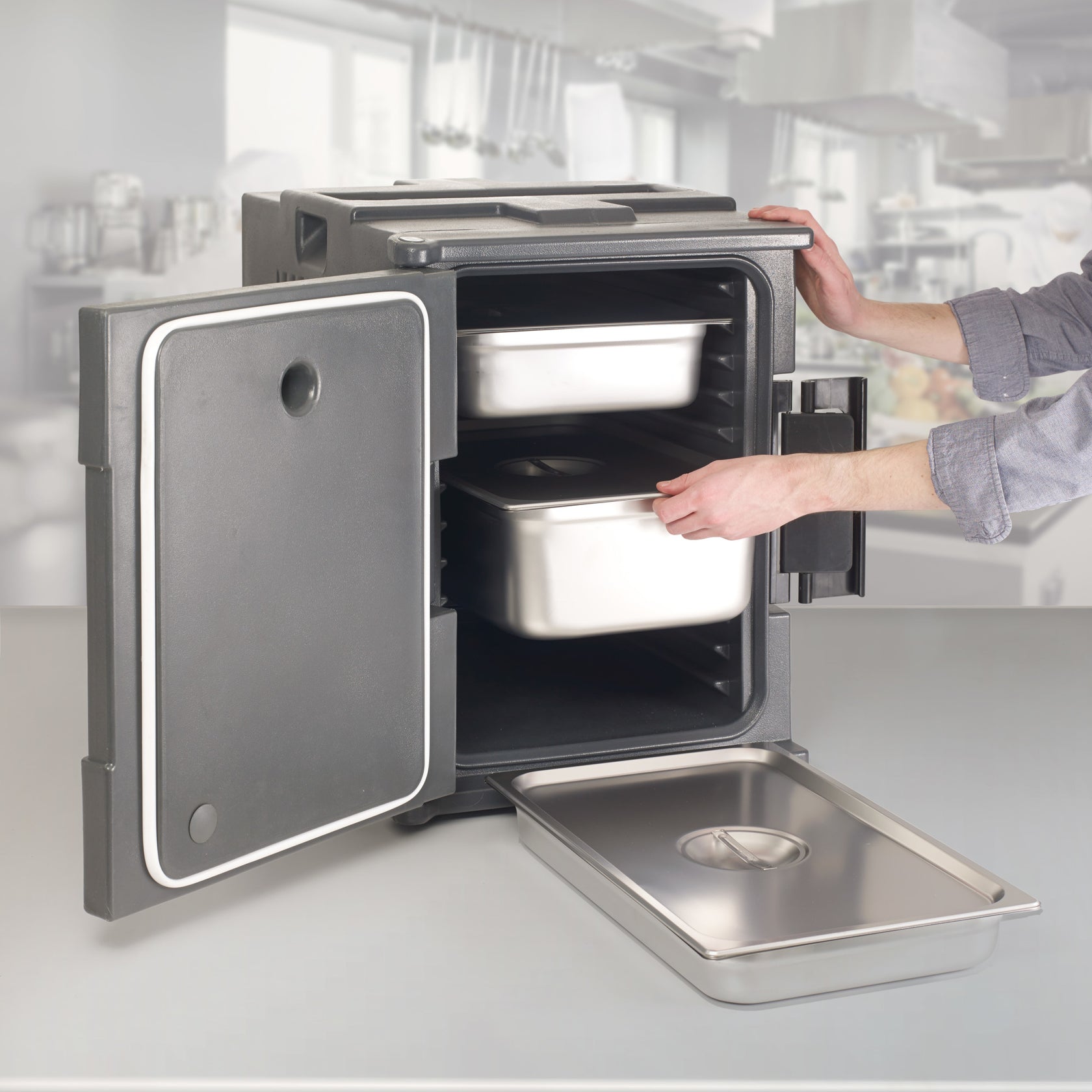 IFT-1 - Single Cabinet Insulated Full-Size Food Pan Transporter – Winco