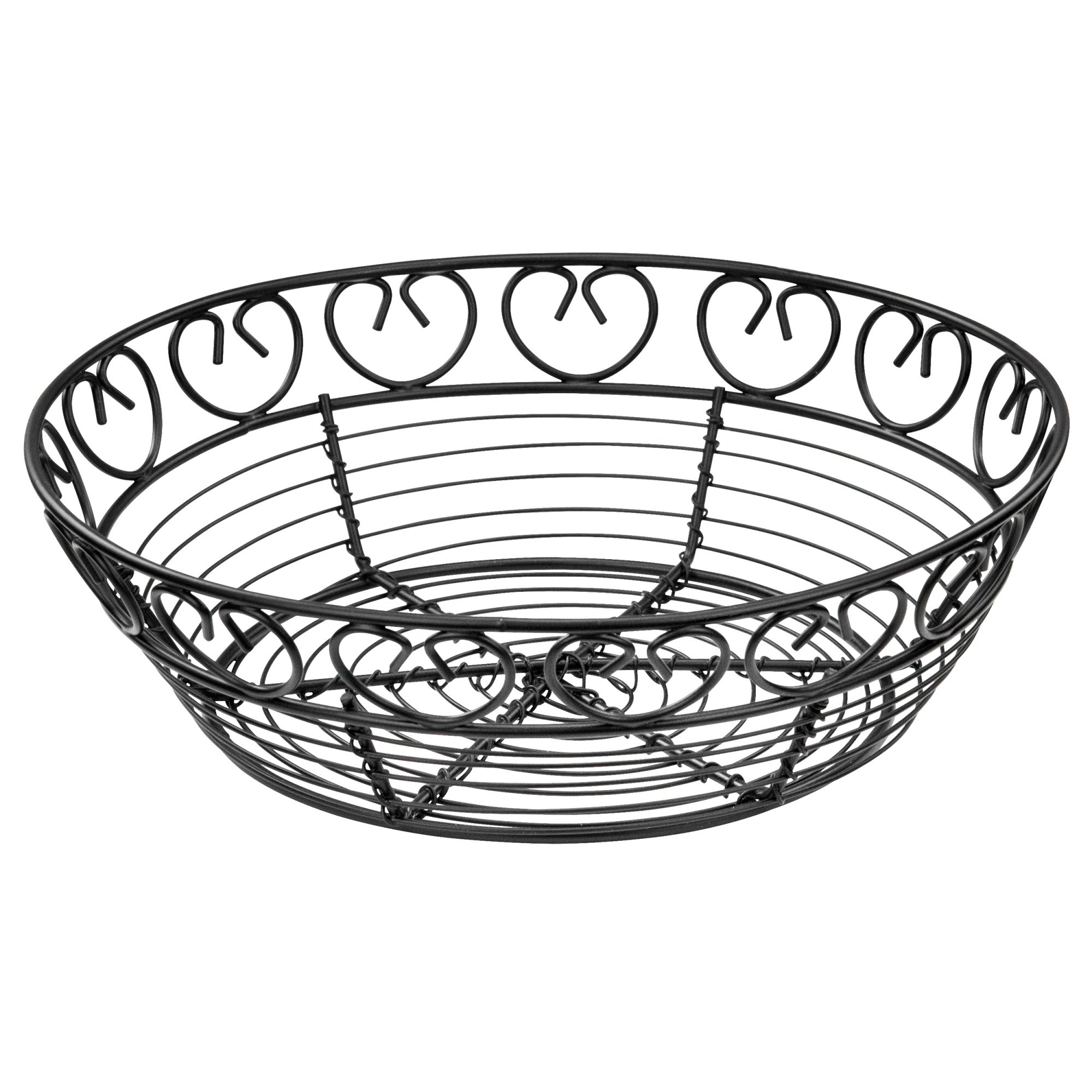 8" Round Wire Serving Basket – Winco