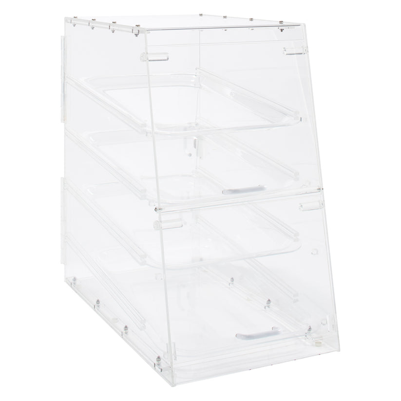 ADC-4 - Acrylic Tiered Display Case - 4-Tray – Winco