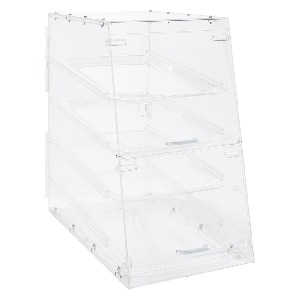 ADC-4 - Acrylic Tiered Display Case - 4-Tray – Winco